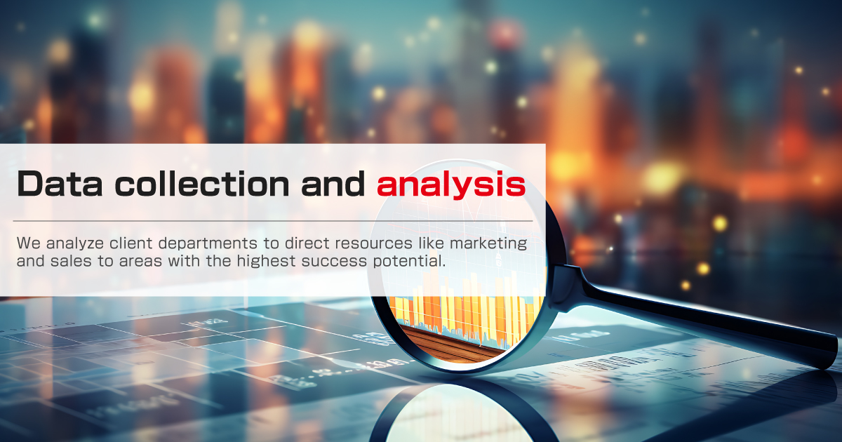 Data collection and analysis | B2B Marketing Company in Japan | I&D